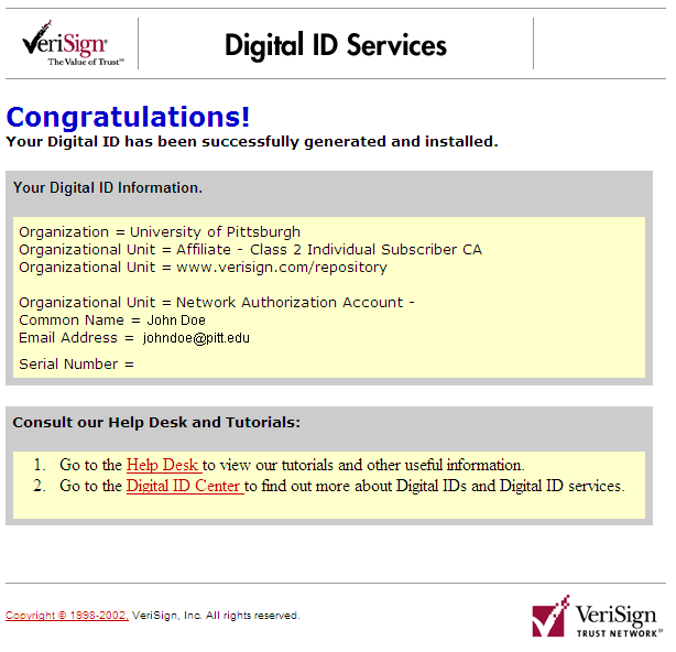 Using Digital Certificates for Email Messages | Information Technology ...